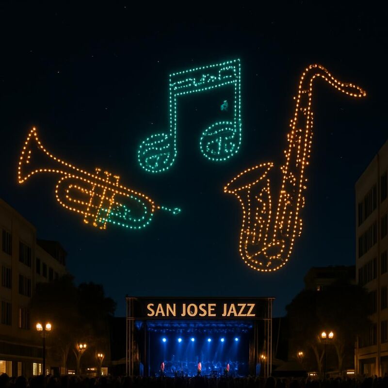 Drone Light Shows Near San Jose - Glyphix Drone Shows