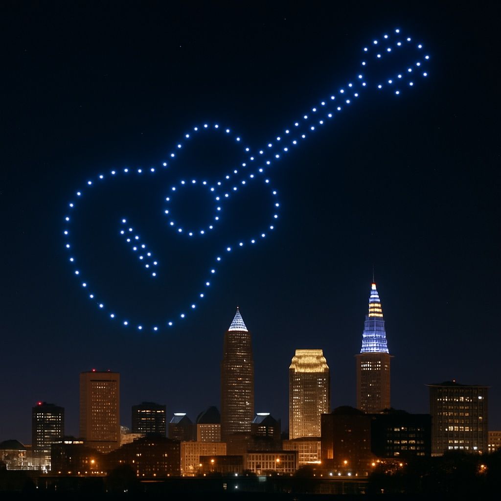 Drone Light Shows Near Cleveland - Glyphix Drone Shows
