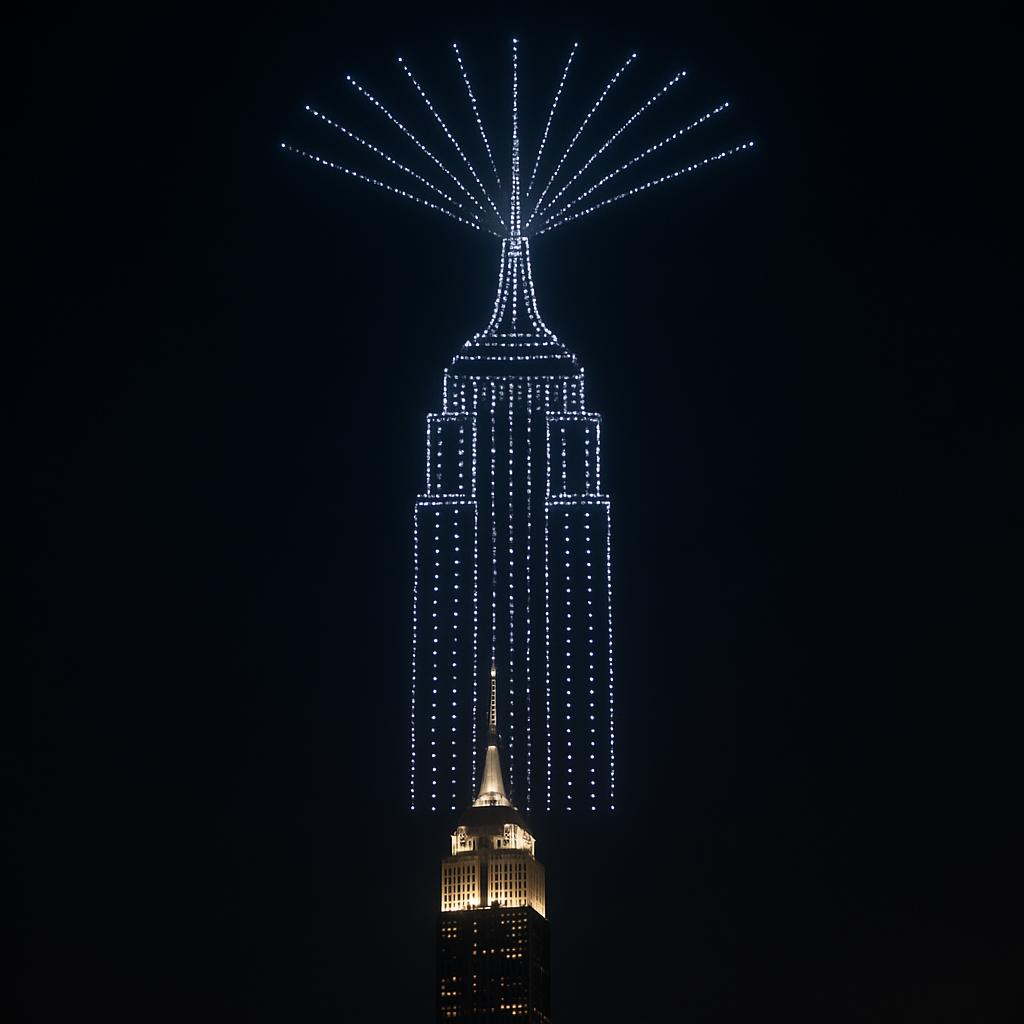 Drone Light Shows Near New York - Glyphix Drone Shows