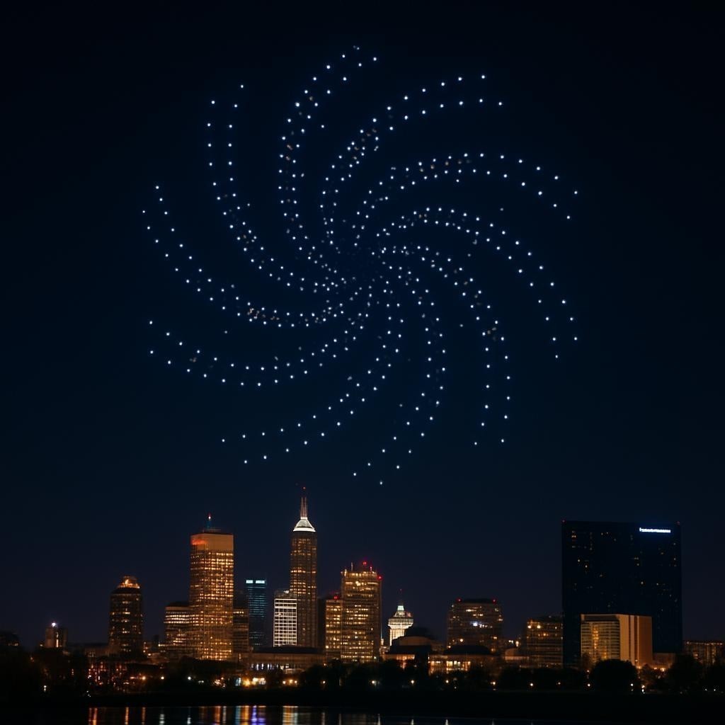 Drone Light Shows Near Indianapolis - Glyphix Drone Shows