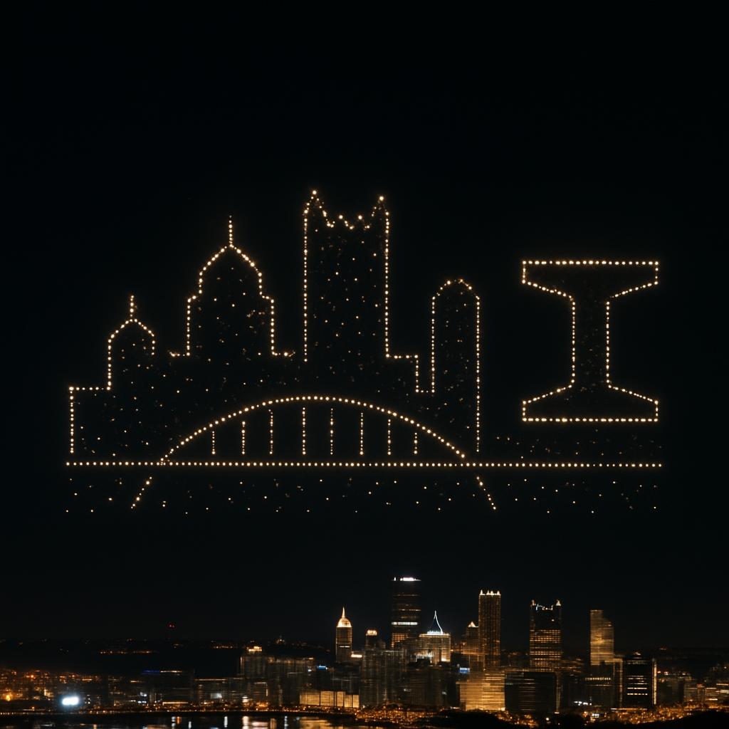 Drone Light Shows Near Pittsburgh - Glyphix Drone Shows